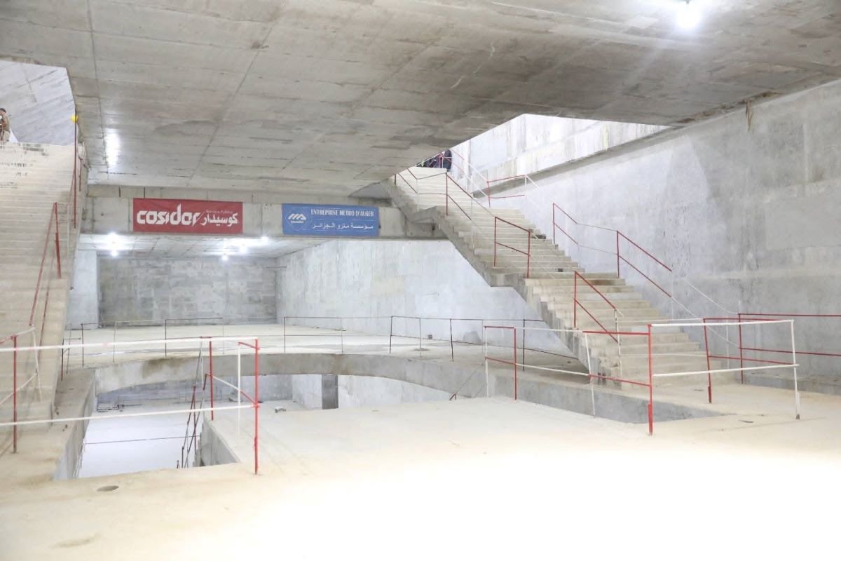 Métro d’Alger : début des travaux d’aménagement des lignes El Harrach ...